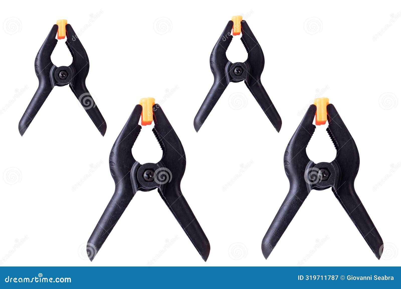 Claw Clamp Clamp Plastic Nailer Tool To Fasten Hold Stock Image - Image ...