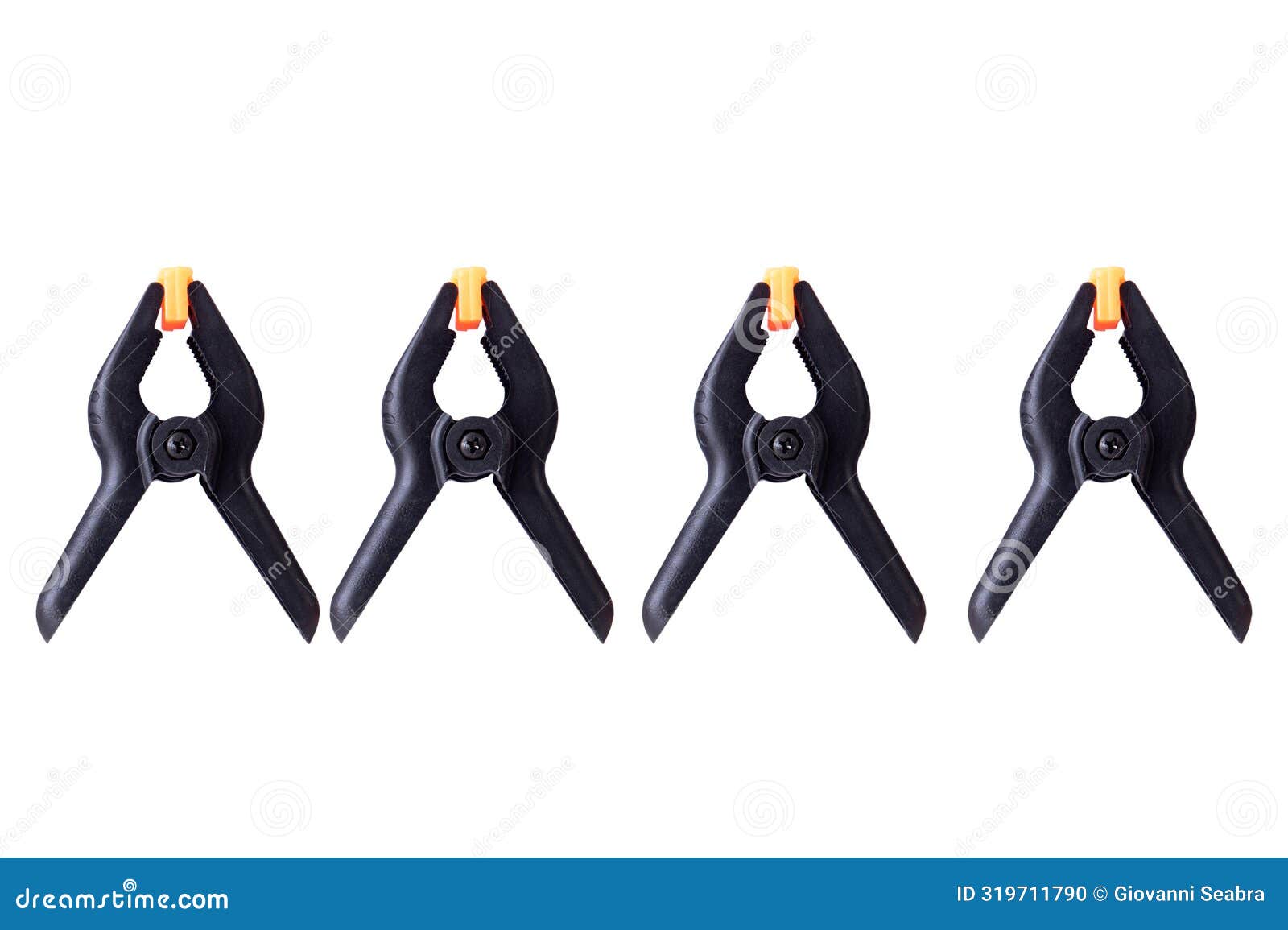 Claw Clamp Clamp Plastic Nailer Tool To Fasten Hold Stock Photo - Image ...