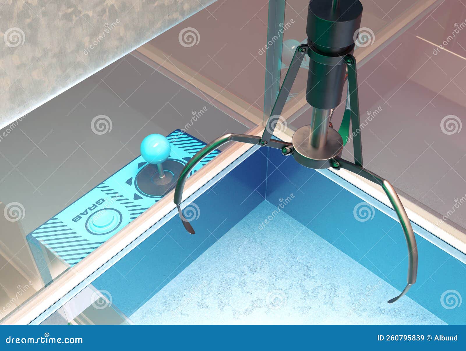 Claw Grabber Arcade Game Stock Image | CartoonDealer.com #260795839