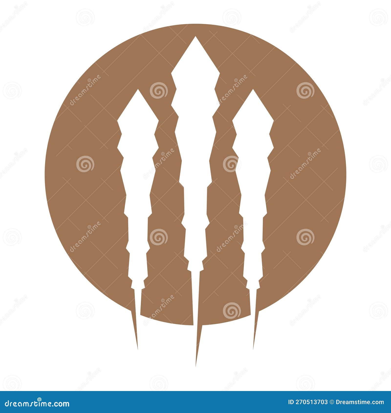Claw icon logo design stock illustration. Illustration of bear - 270513703