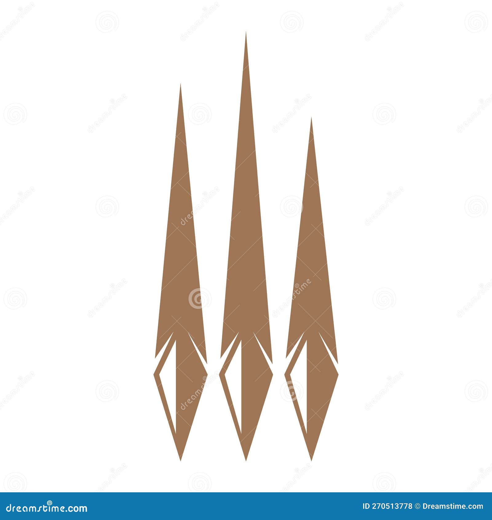 Claw icon logo design stock illustration. Illustration of bear - 270513778