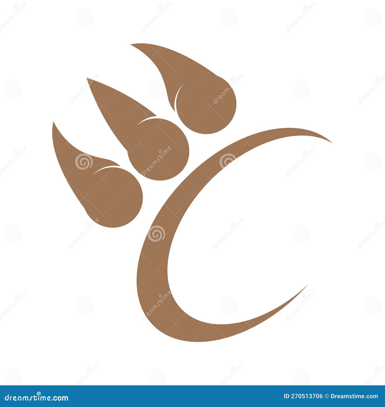 Claw icon logo design stock illustration. Illustration of power - 270513706