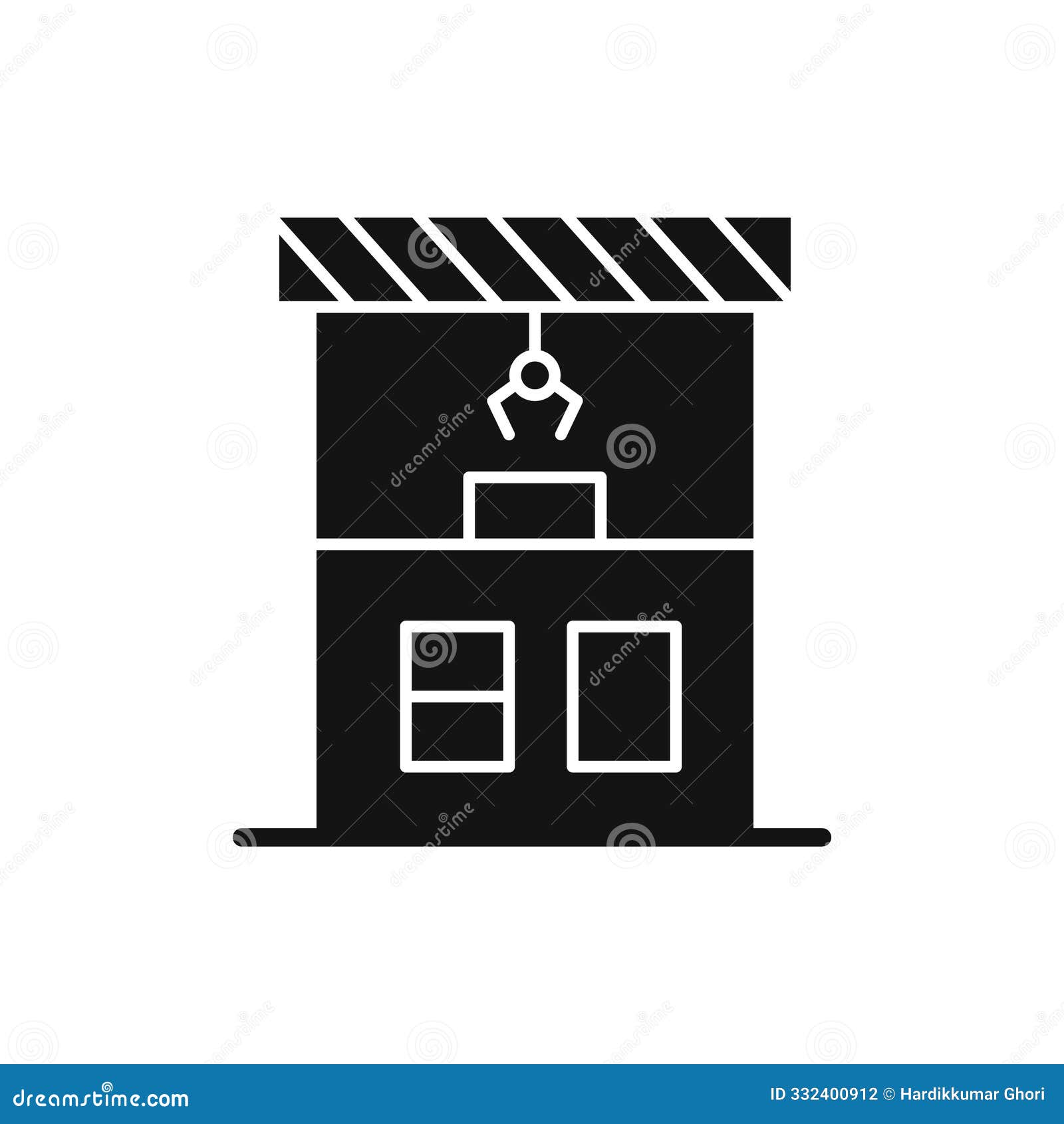 Claw Line Icon Symbol on White Background Stock Illustration ...