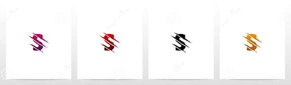 Claw Marks on Letter Logo Design S Stock Vector - Illustration of sharp ...