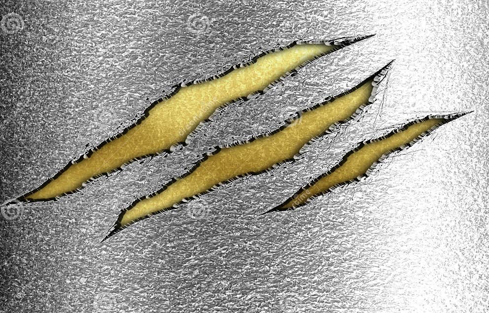 Claw marks stock illustration. Illustration of ripped - 35287891