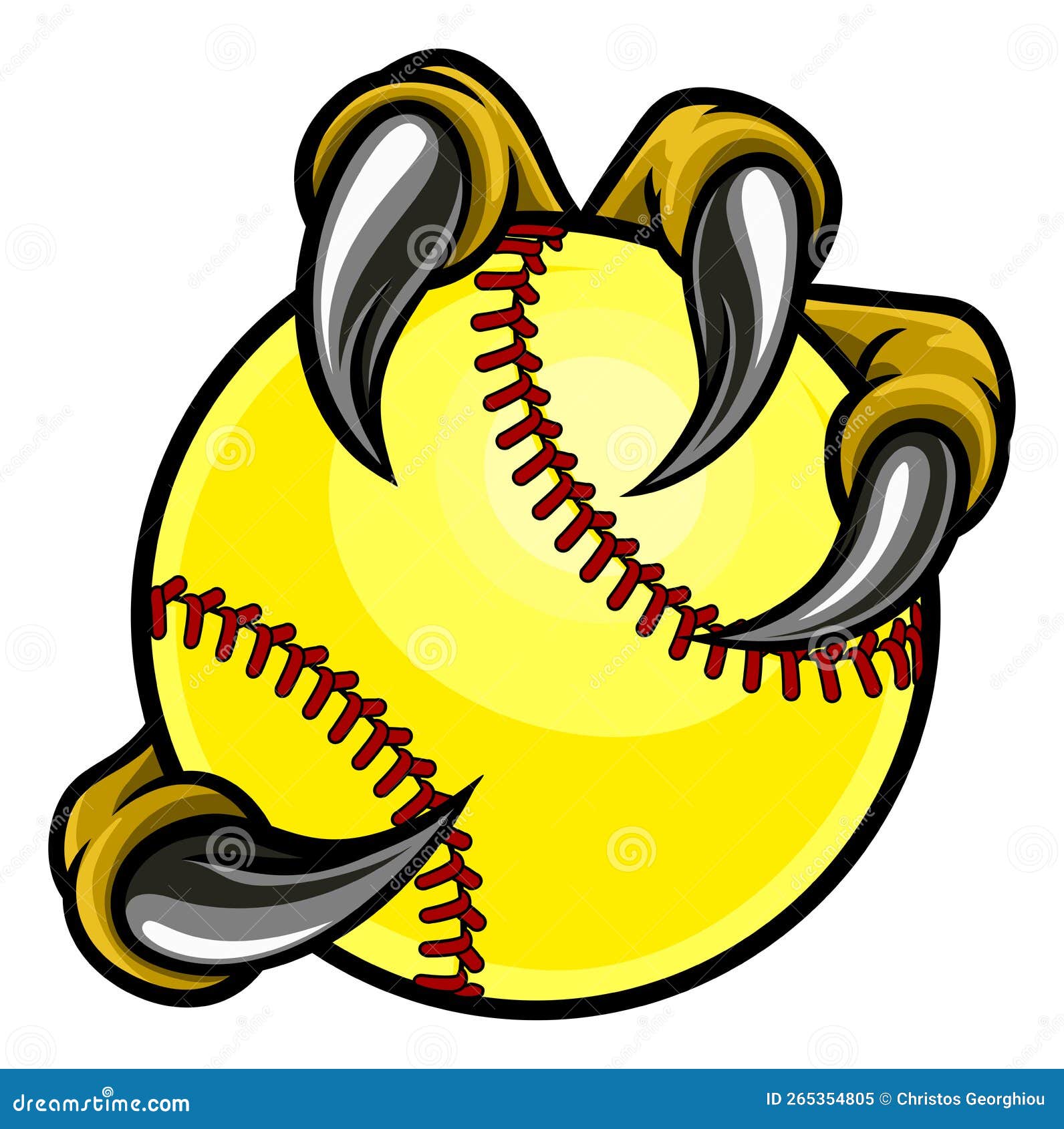 Monster Talons Claw Hand Cartoon Vector | CartoonDealer.com #94115309