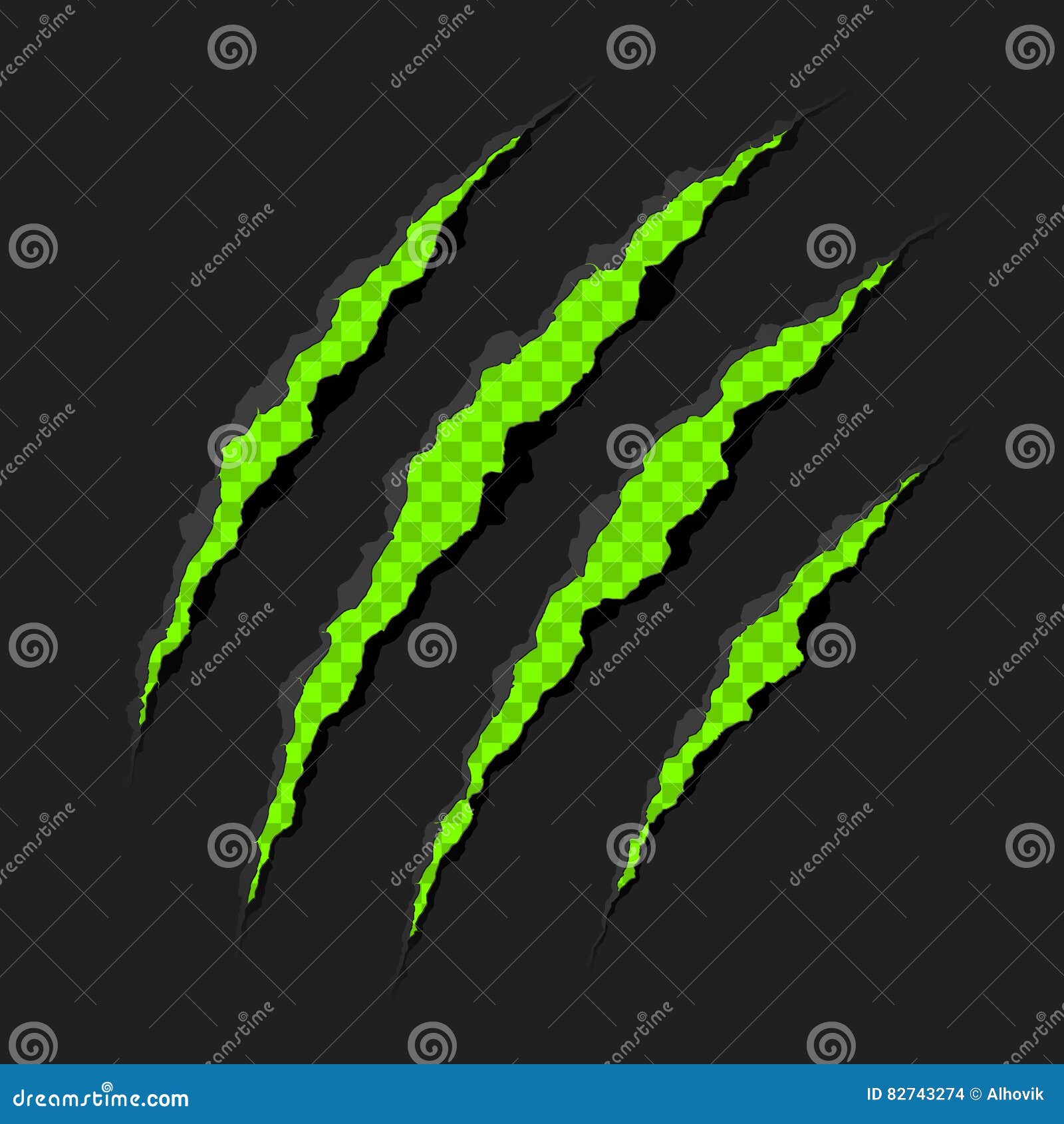 Claws scratches stock vector. Illustration of horror - 82743274