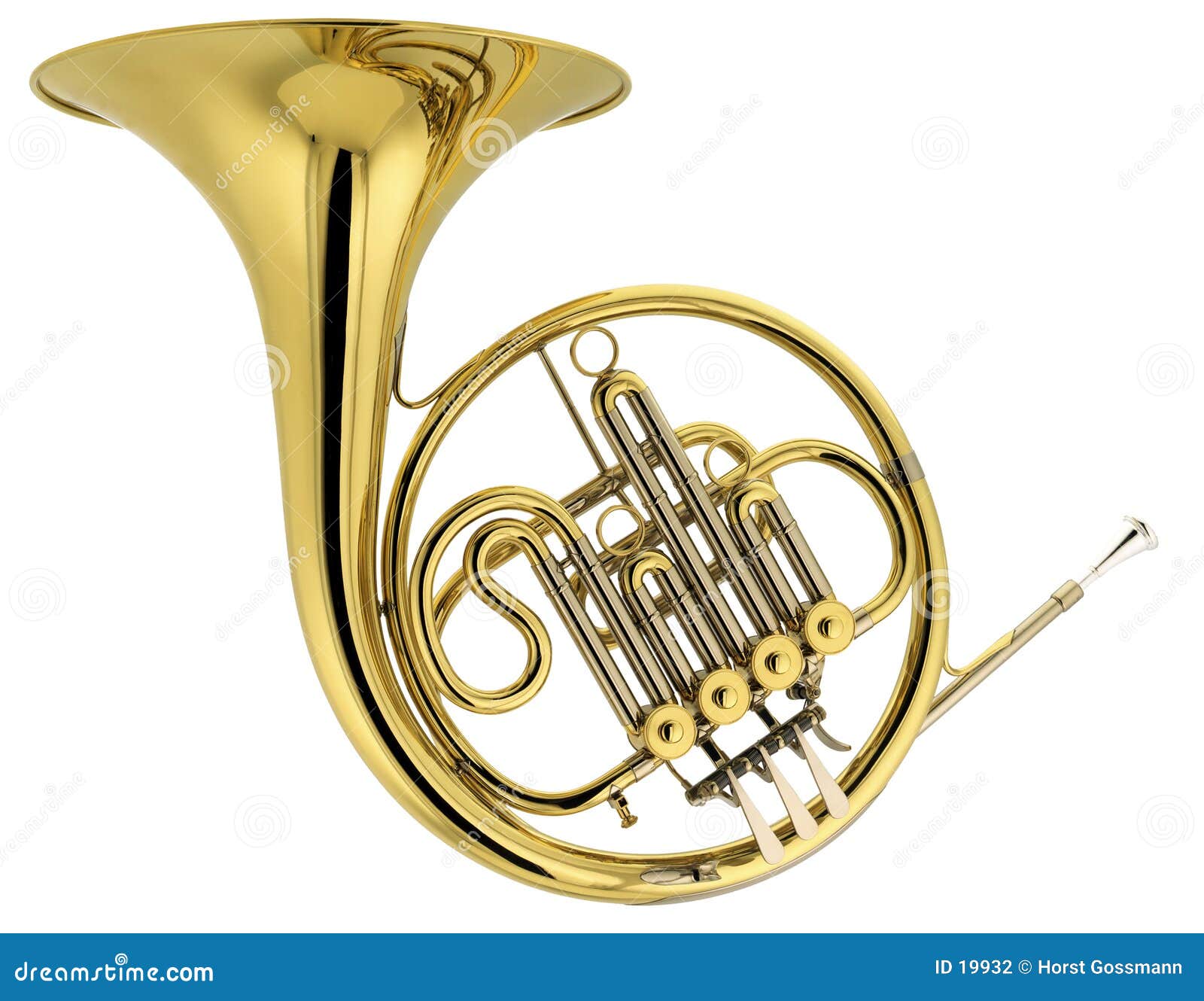 Claxon foto de archivo. Imagen de metal, claxon, orquesta - 19932