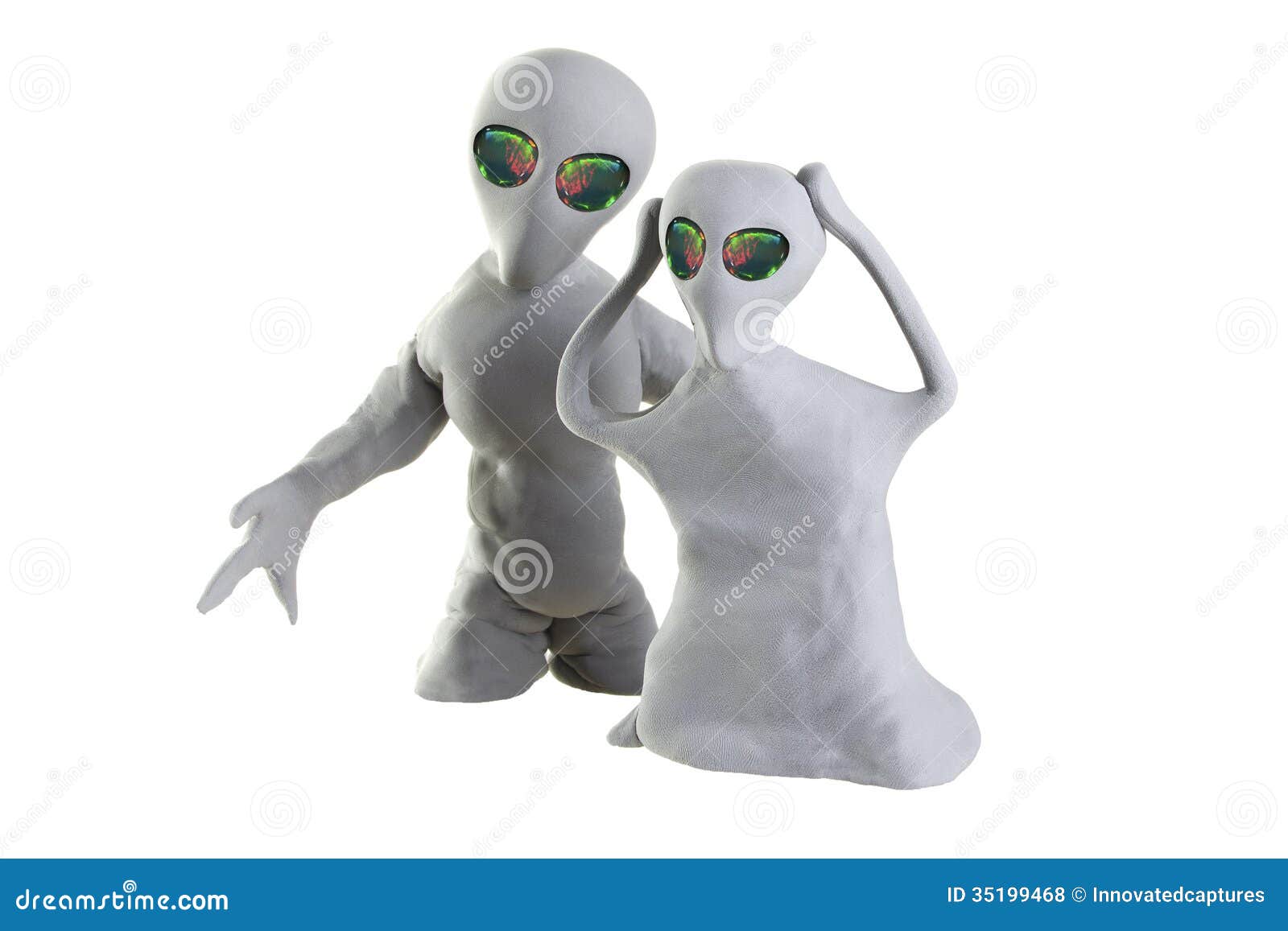 Clay Aliens stock foto. Image of extra, karakter, wetenschap - 35199468