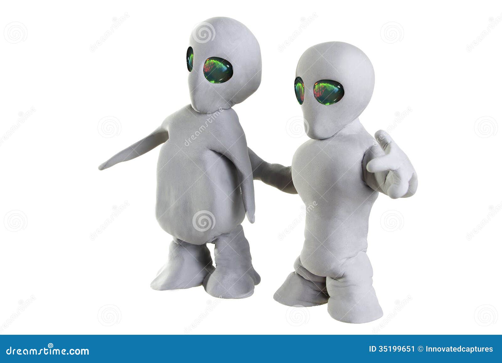 Clay Aliens stock image. Image of invasion, friends, humanoid - 35199651