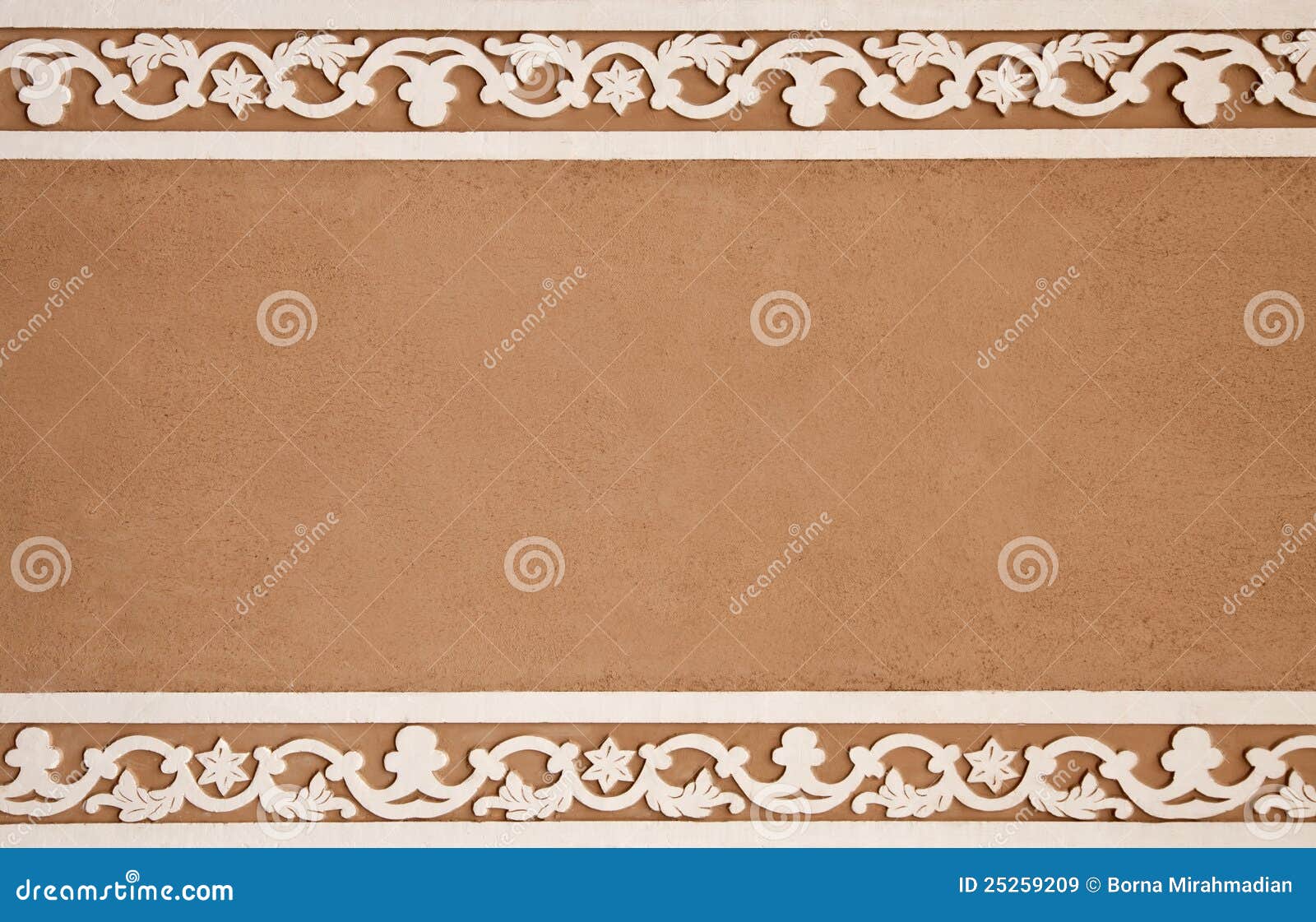 Clay Background With White Flower Frame Stock Image | CartoonDealer.com ...