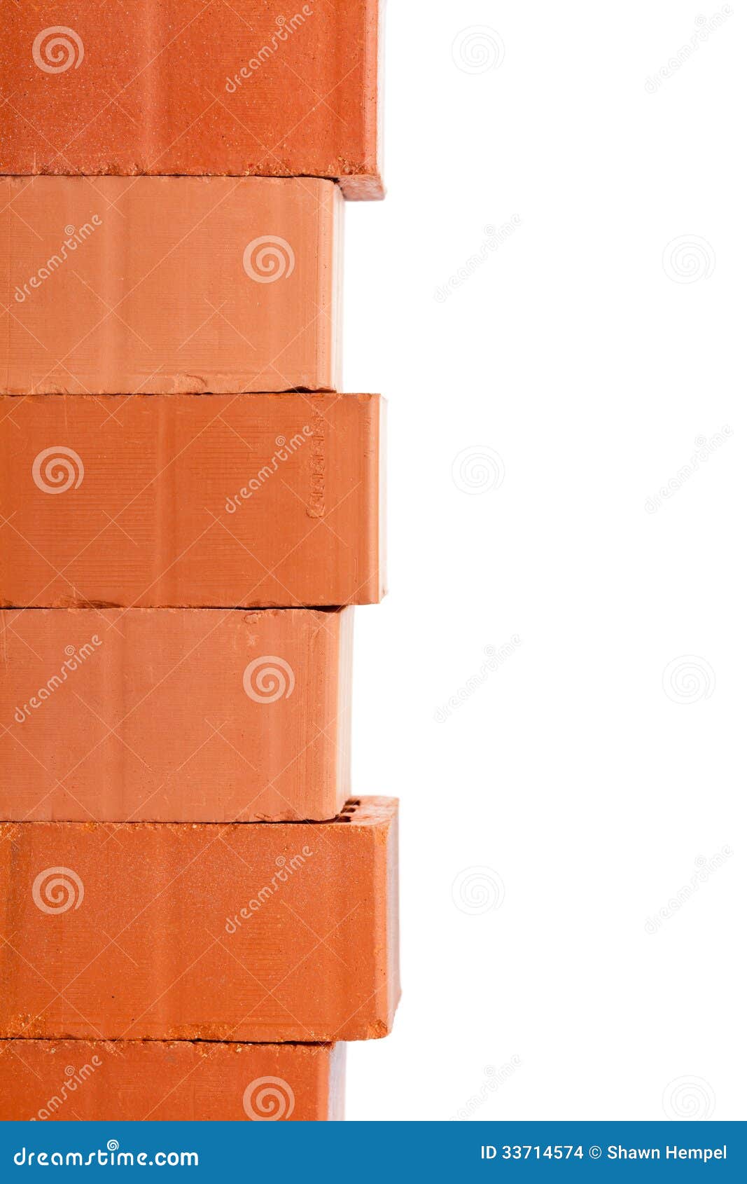 Clay brick border stock photo. Image of refurbish, hand - 33714574