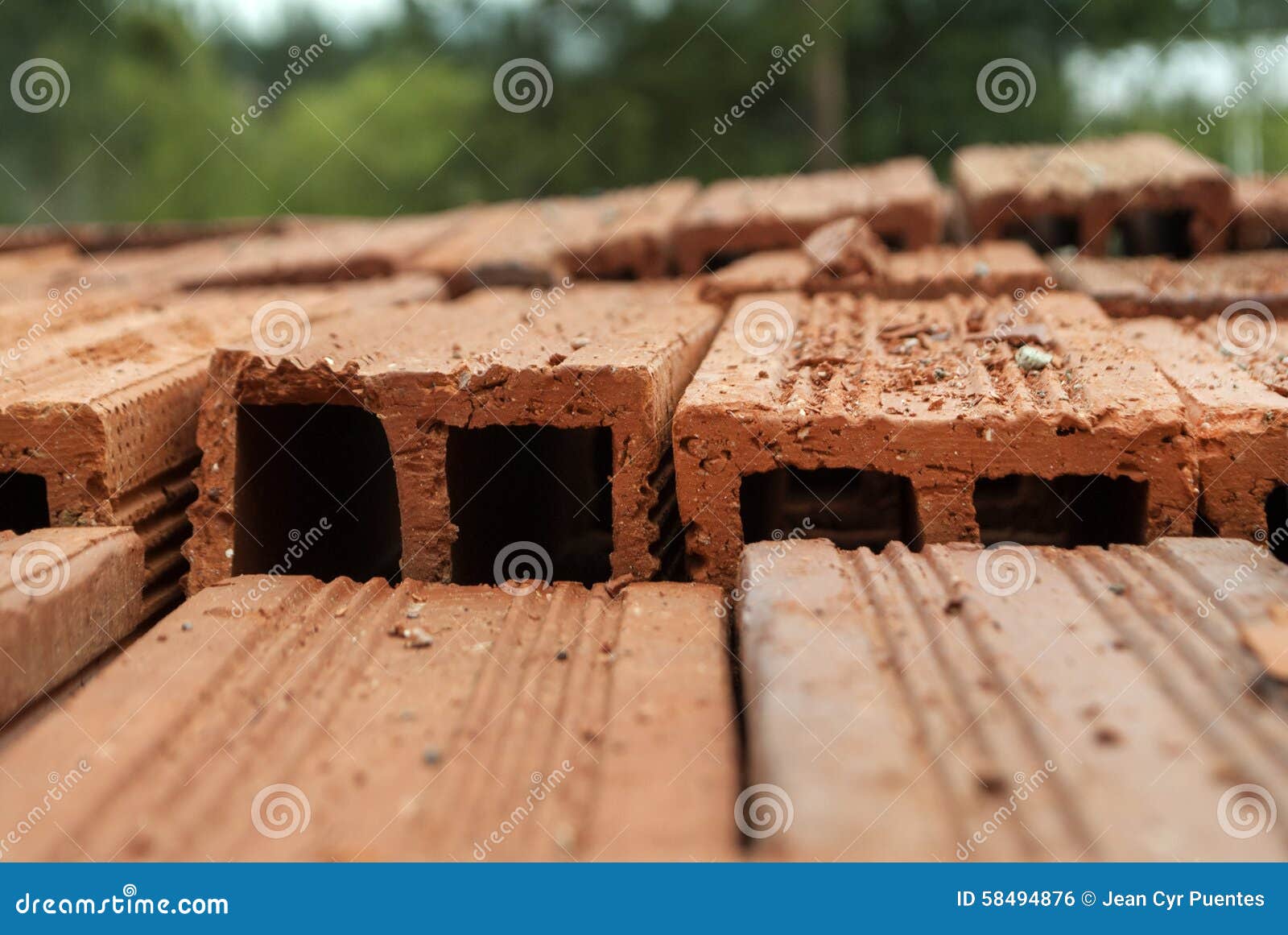 Clay bricks stock photo. Image of block, sourface, background - 58494876