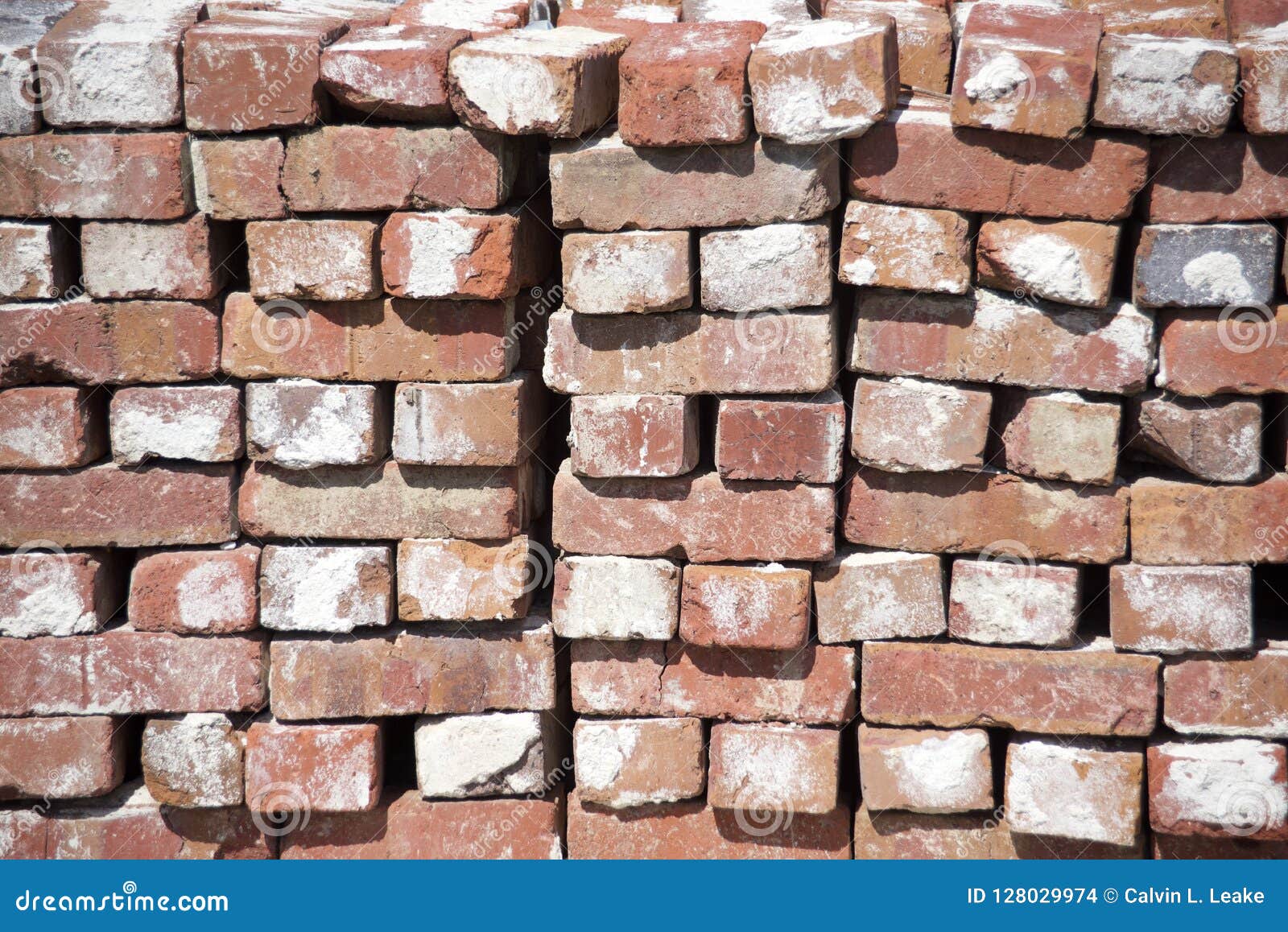 Clay Bricks Para Projetos De Construção Foto de Stock - Imagem de ...