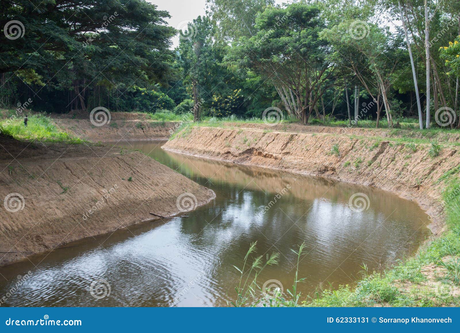 The Clay Canal Way Send To Water Stock Image - Image of canal, farmland ...