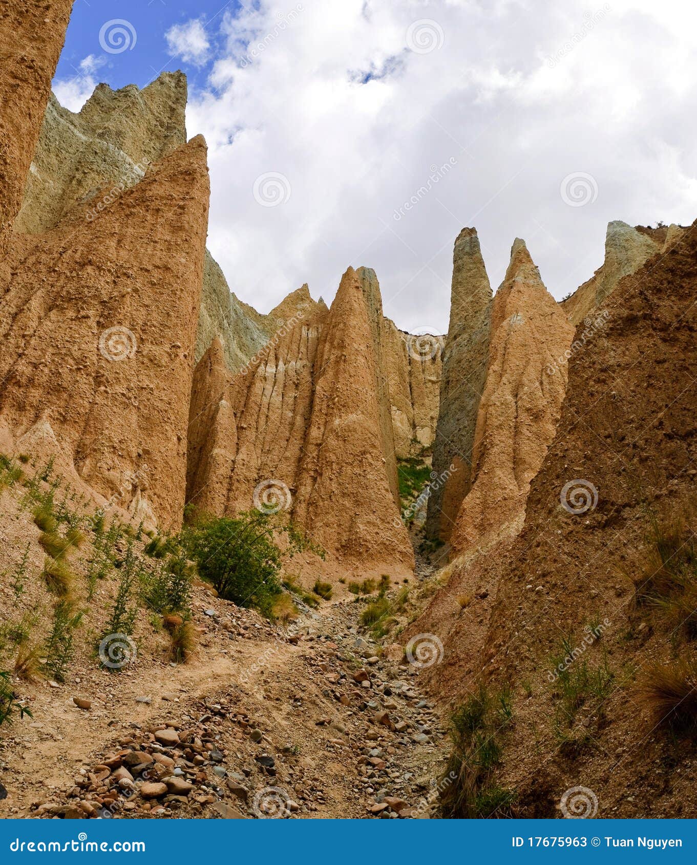 Clay cliffs stock image. Image of water, limestone, cliffs - 17675963
