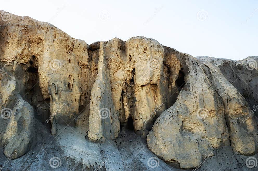 Clay cliffs stock photo. Image of desert, natural, abstract - 114264300