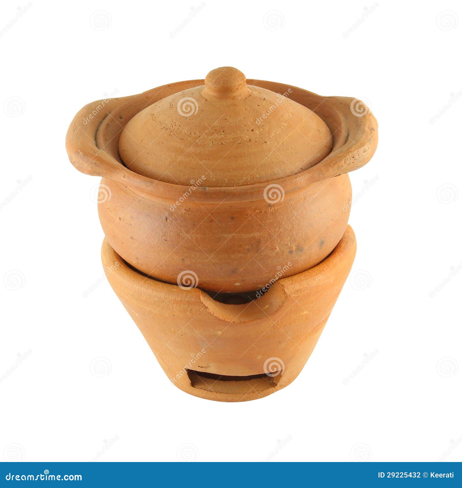 Clay Closed Pot and Stove Pottery Stock Photo - Image of earthenware ...