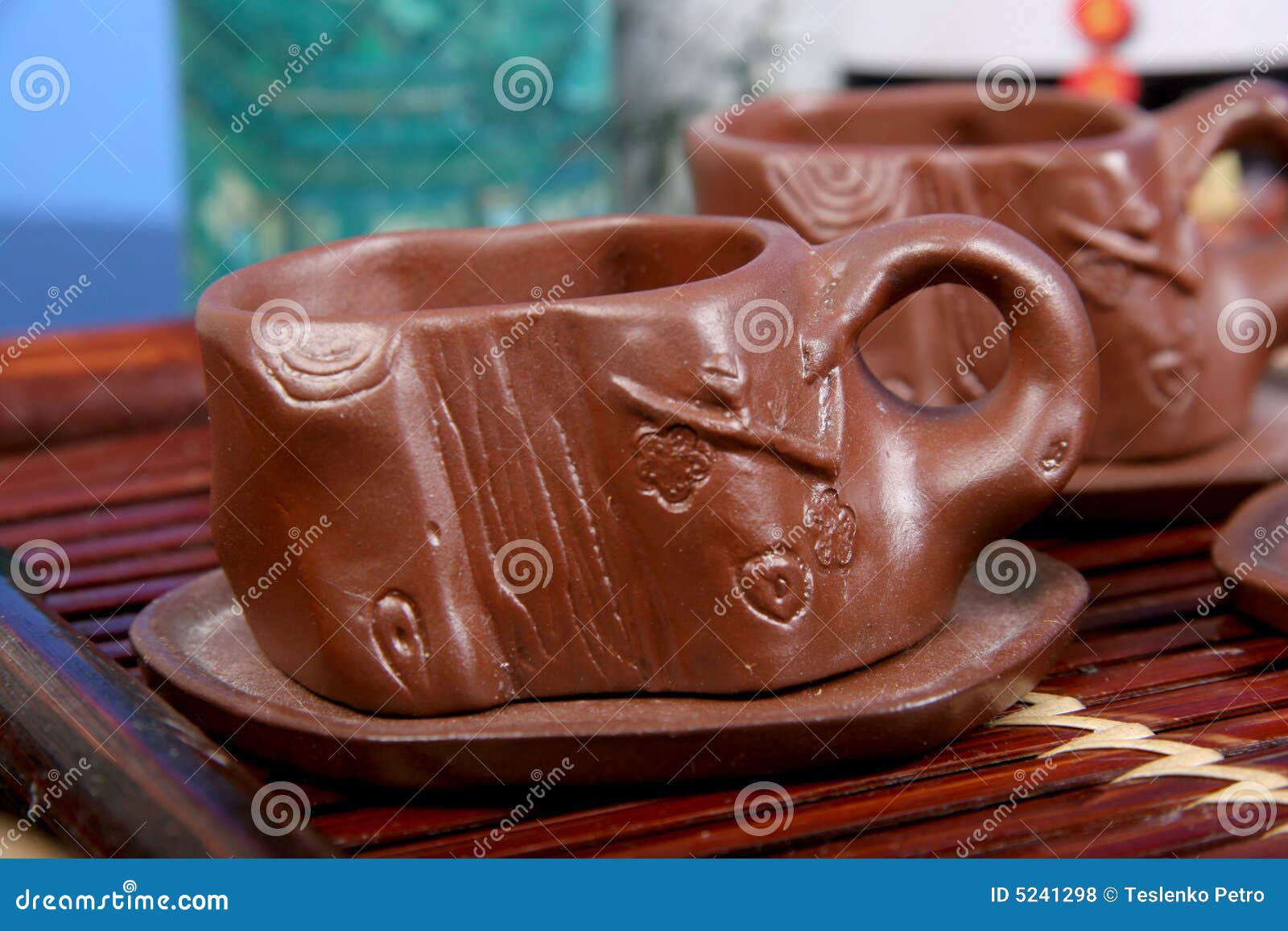 Clay Tea Cups For Indian Chai Tea. Kolkata. India Royalty-Free Stock ...
