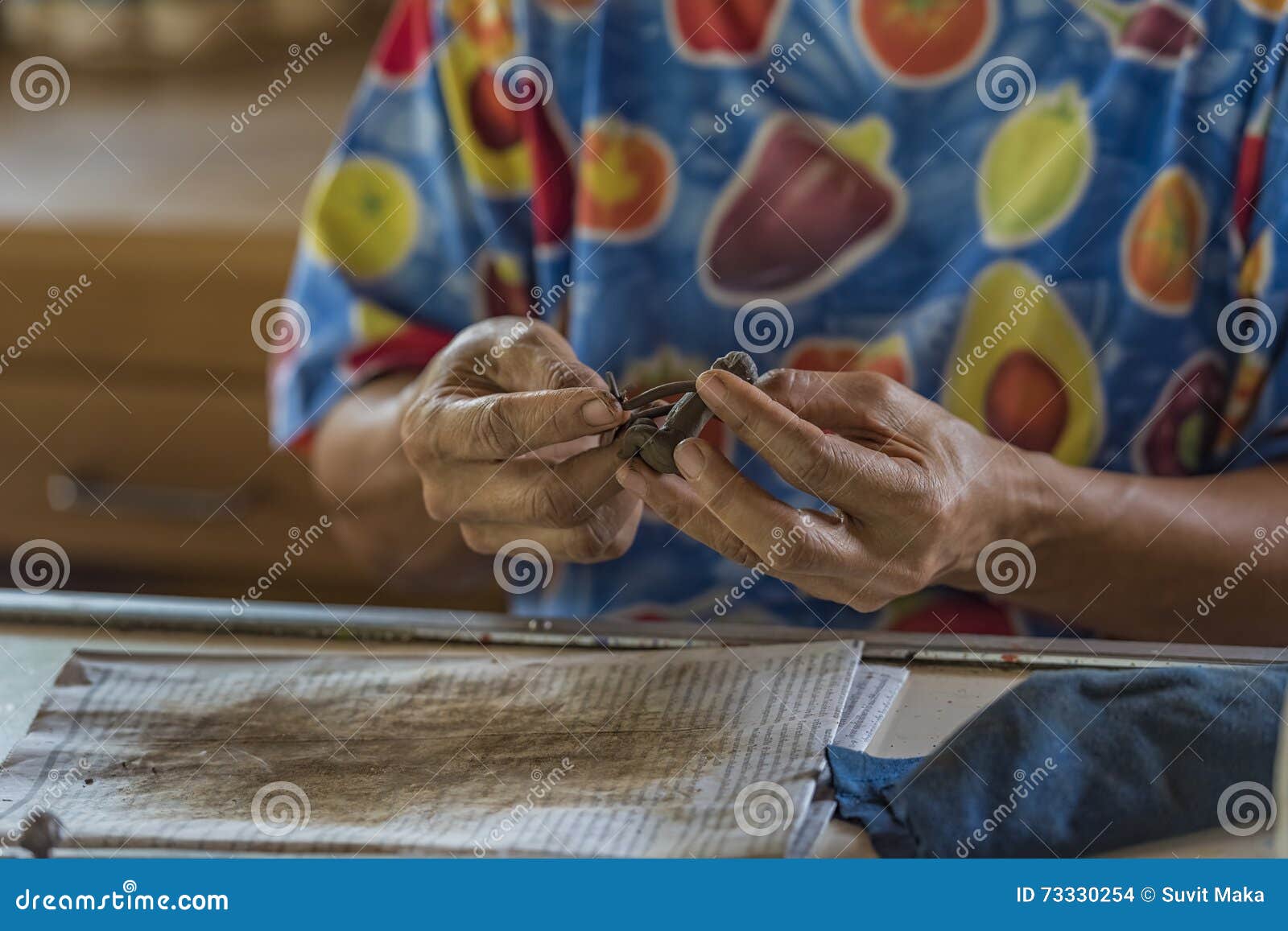 Clay doll stock photo. Image of model, human, people - 73330254