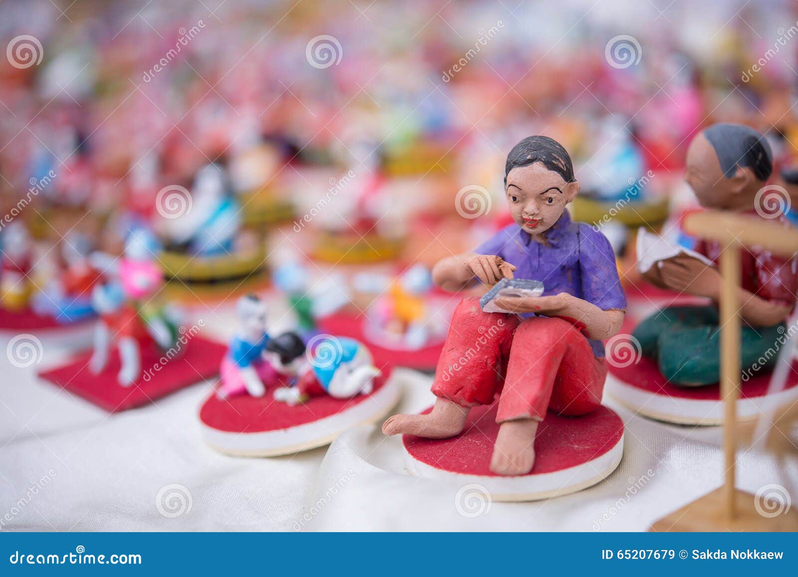 Clay dolls stock image. Image of asian, craftsmanship - 65207679