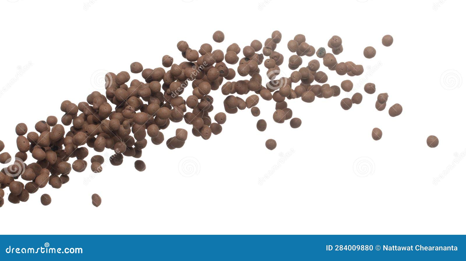 Clay Drainage Big Size Ball Pour Fall Down, Explosion in Air. Clay ...