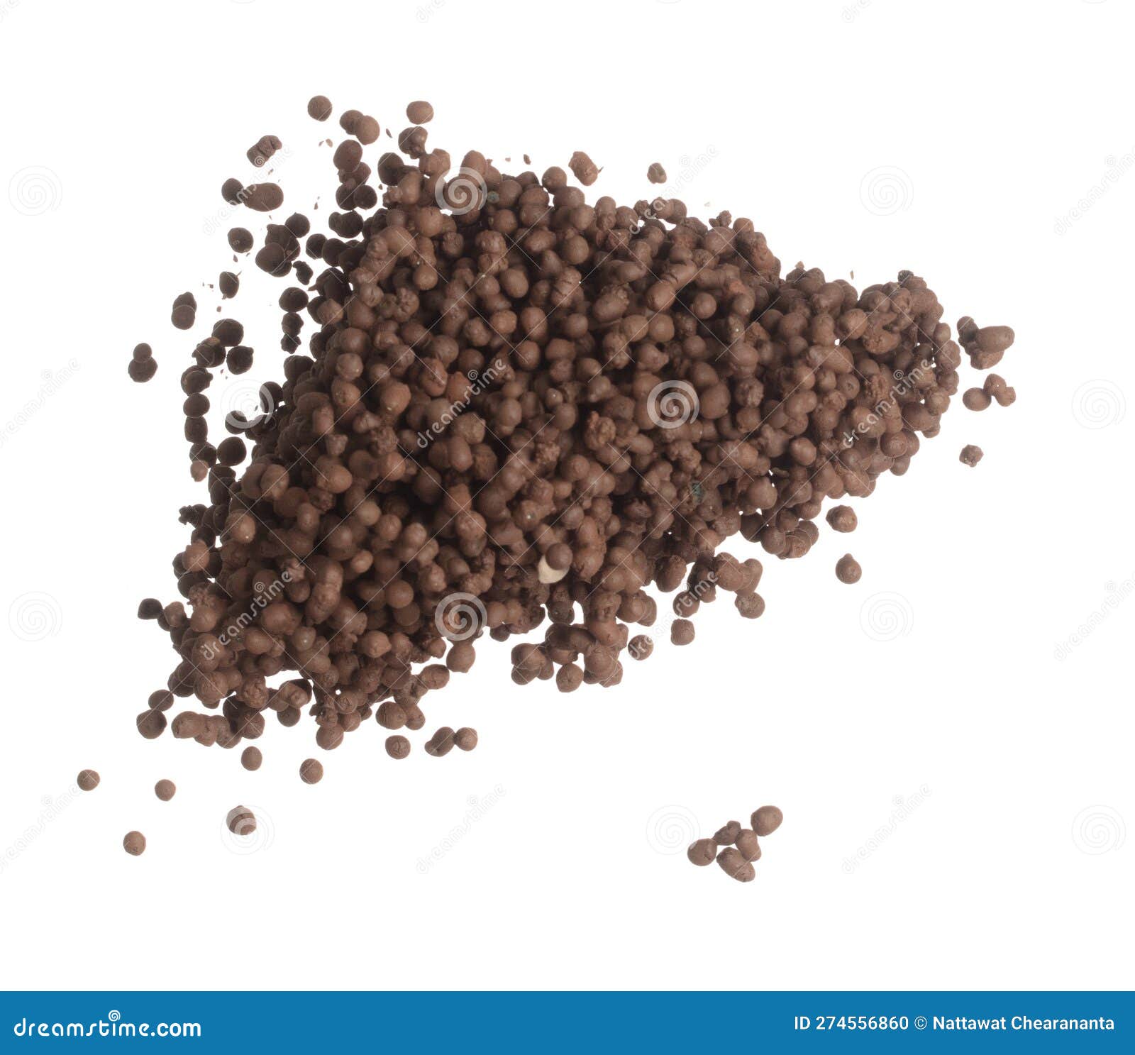 Clay Drainage Tiny Size Ball Pour Fall Down, Explosion in Air. Clay ...