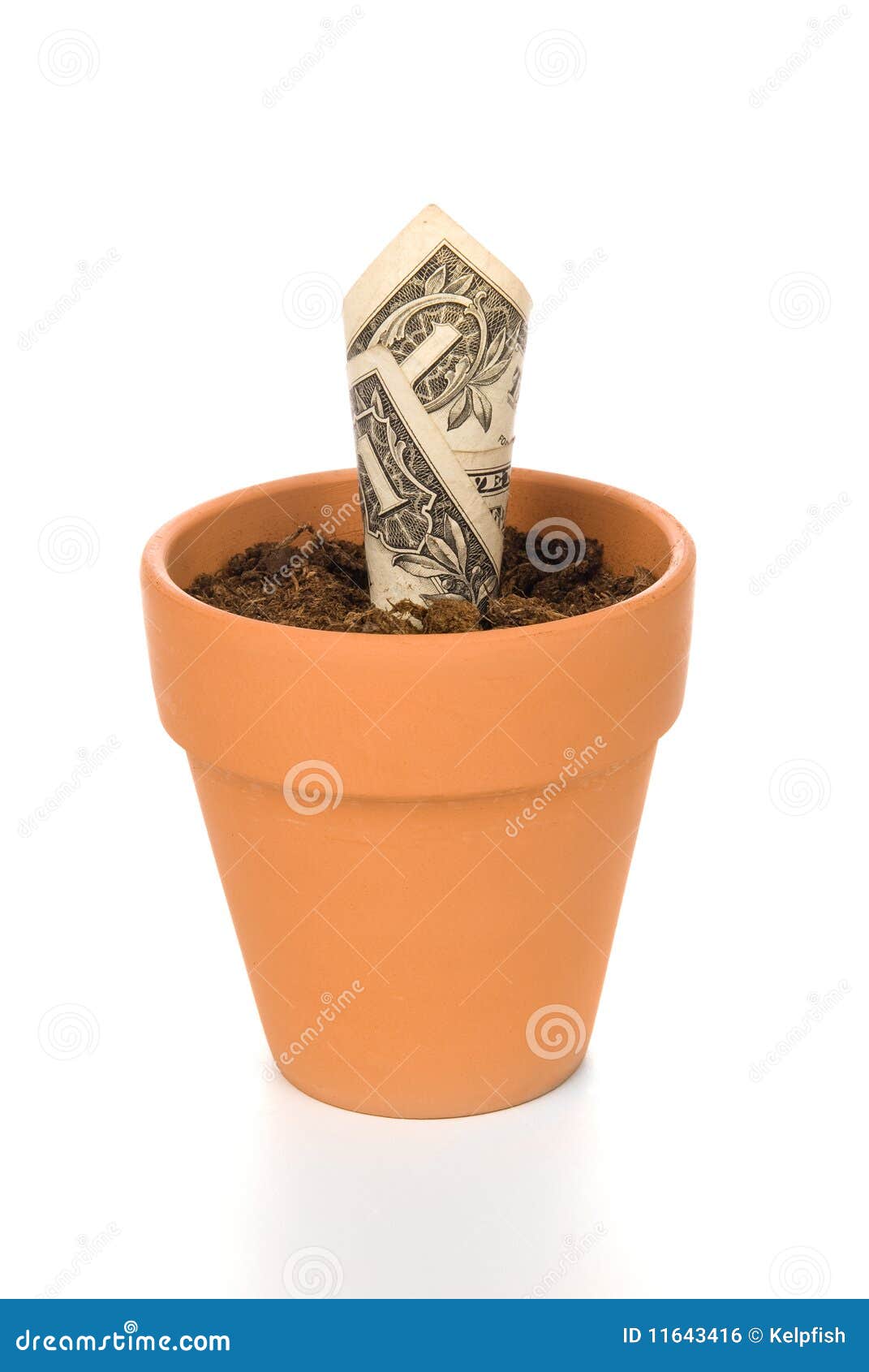 Clay flower pot and cash stock photo. Image of flower - 11643416