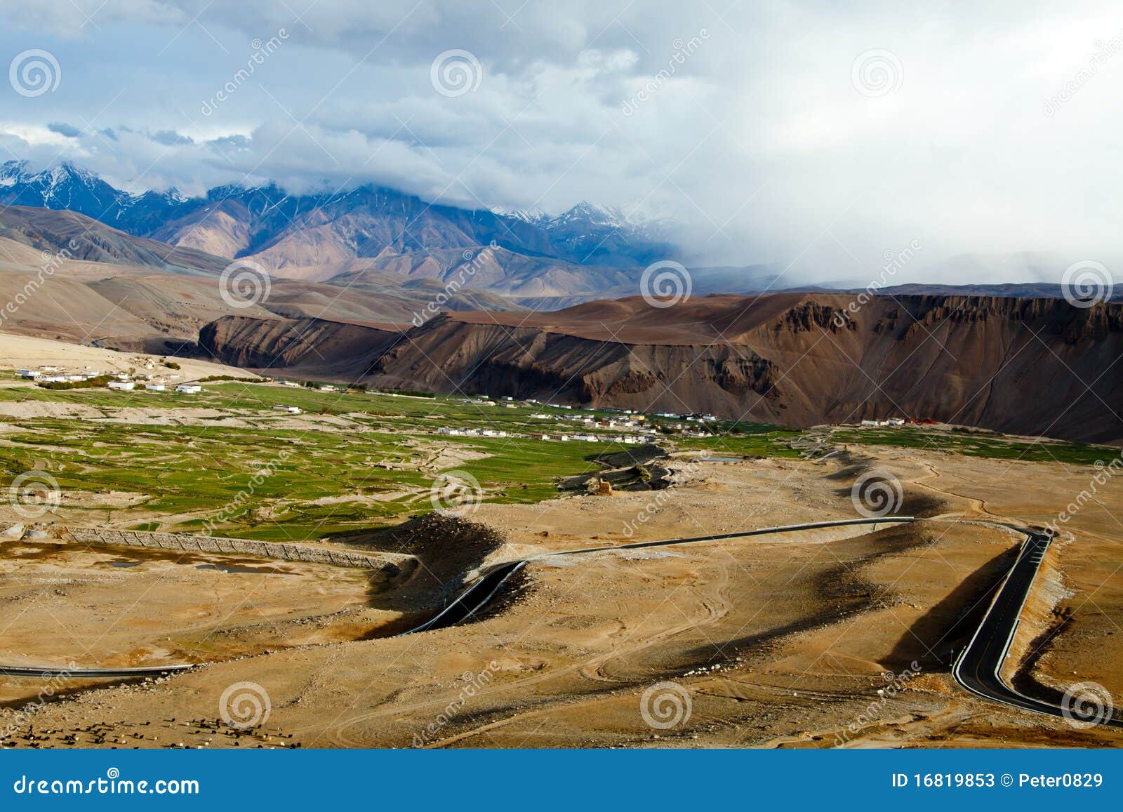 Clay Forest in Tibet stock image. Image of barren, cloudscape - 16819853