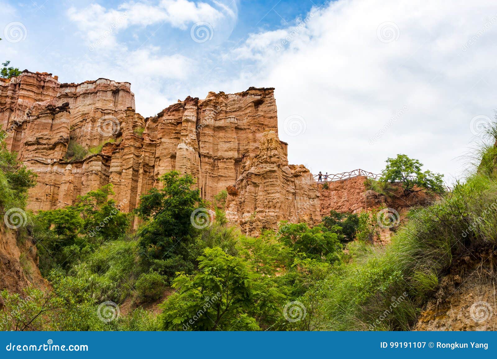 Clay Forest in Yuanmou in China Stock Afbeelding - Image of reis, kolom ...