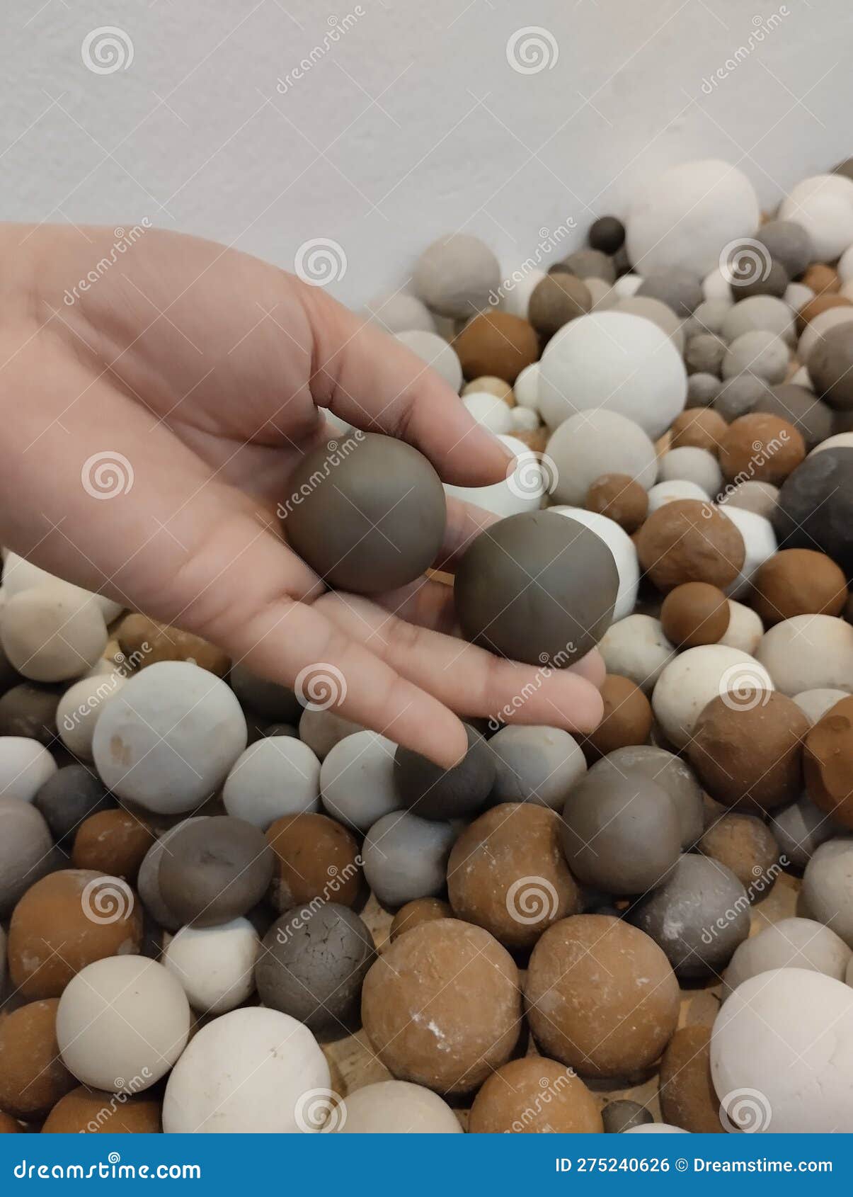 Clay Formed into a Circle Symbolizes Unity. Stock Photo - Image of ...