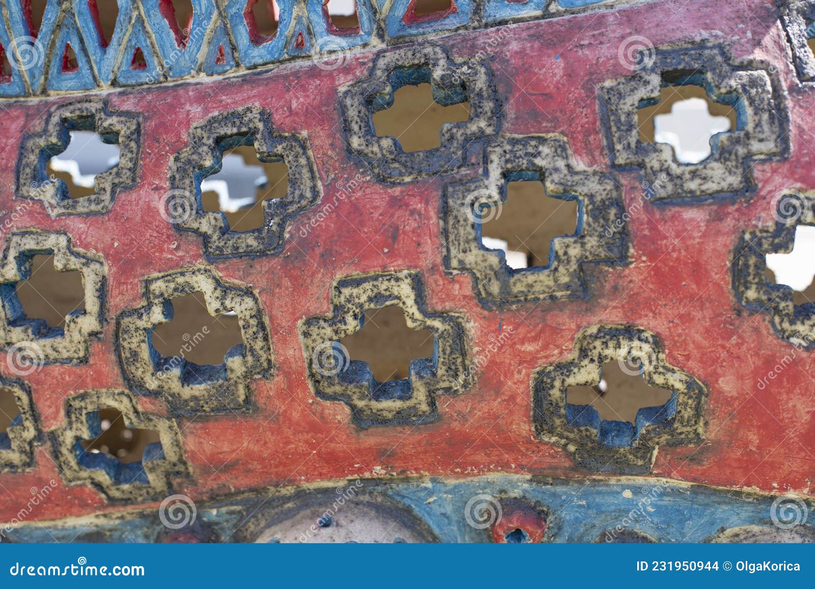 Clay Heterogeneous Texture with an Abstract Pattern. Abstract ...