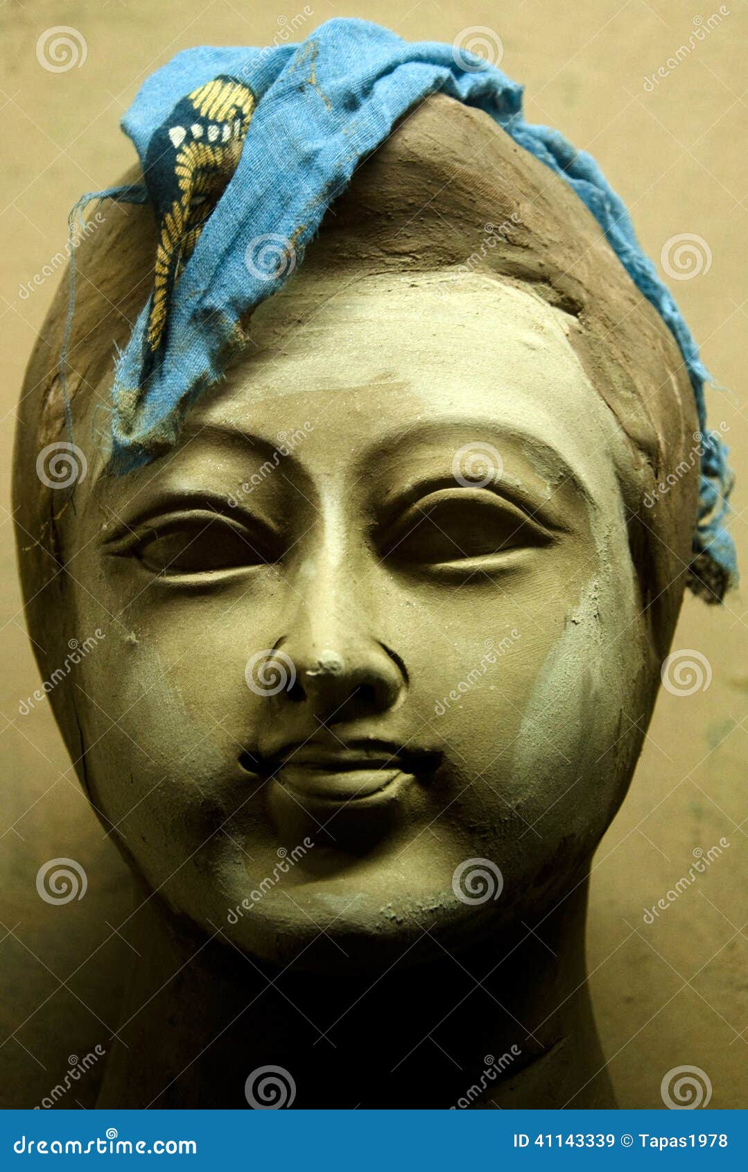 Clay idol of Hindu god stock image. Image of celebrate - 41143339