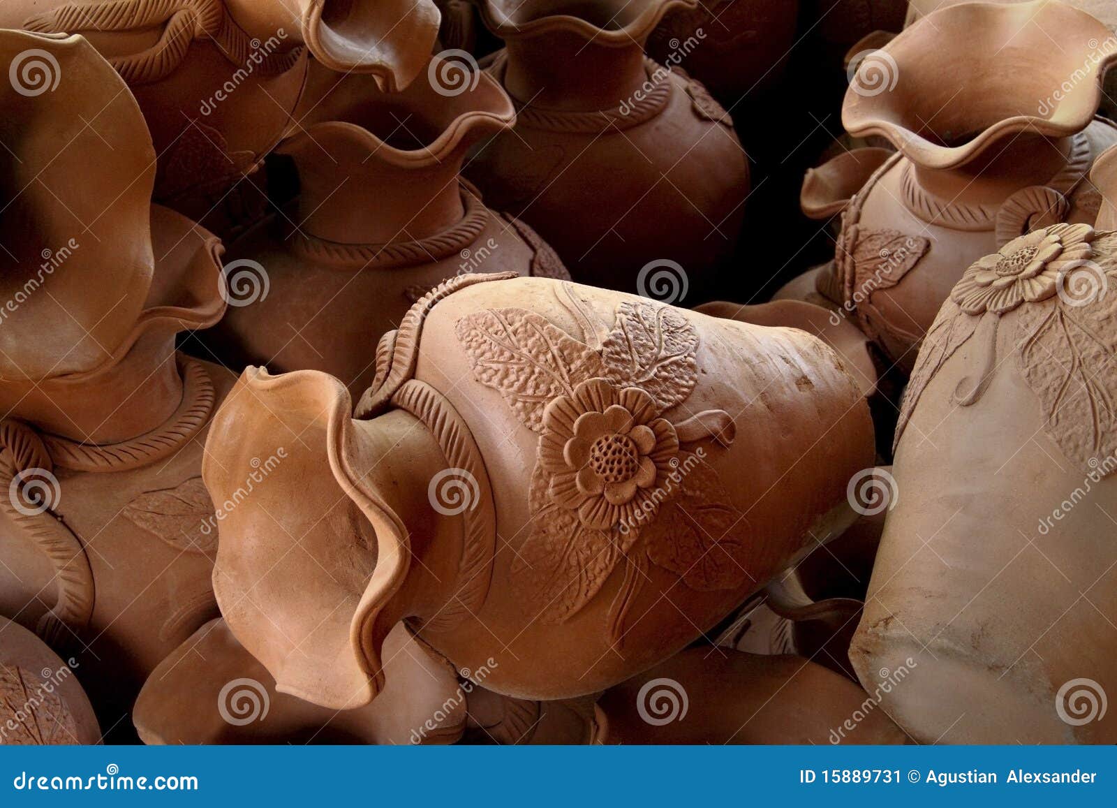 Clay Jug stock image. Image of jars, artistic, shapes - 15889731