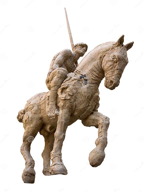 Clay Knight stock photo. Image of travelling, horse, brown - 7186630