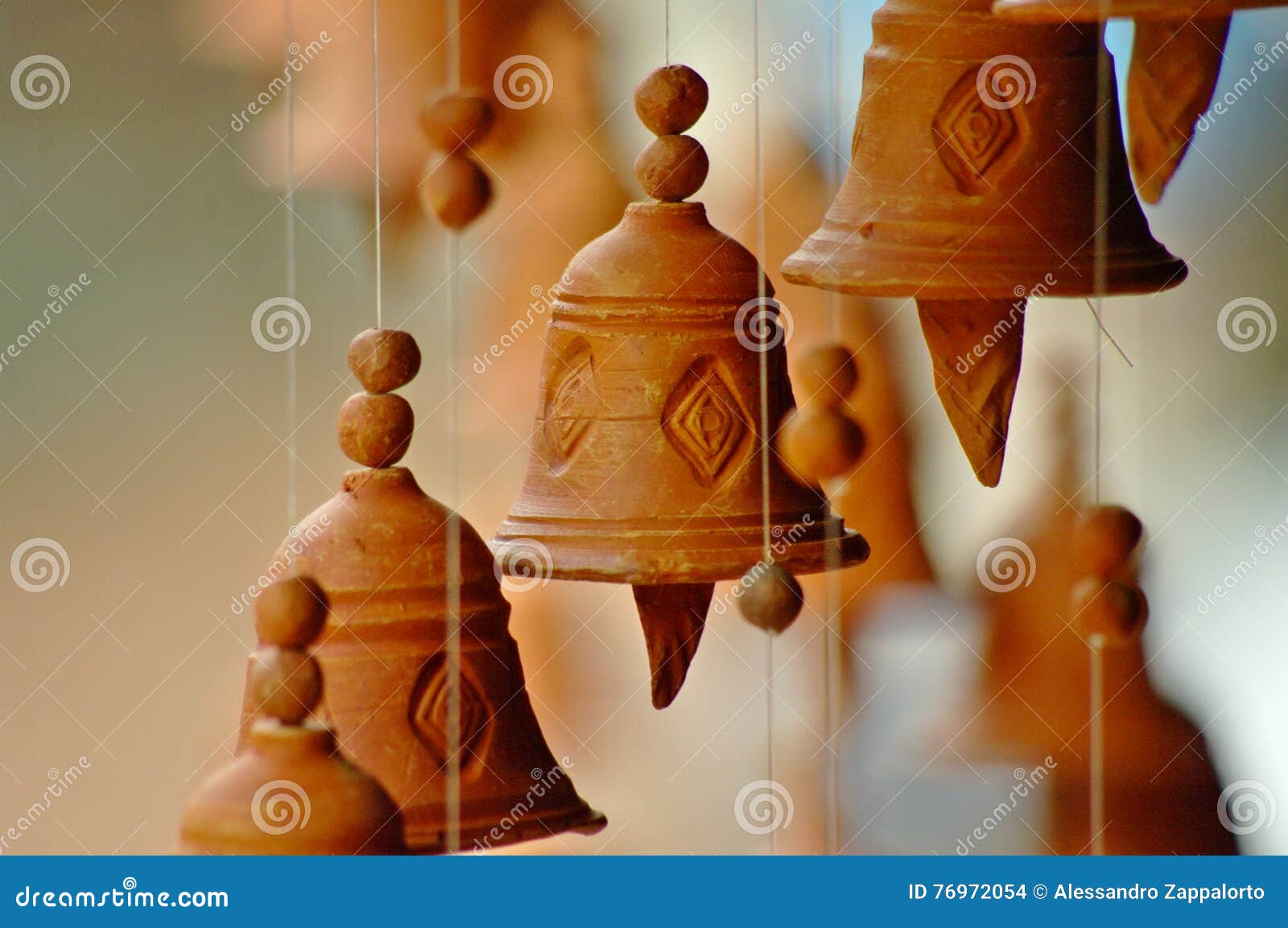 Clay little bells stock photo. Image of craft, dome, manual - 76972054