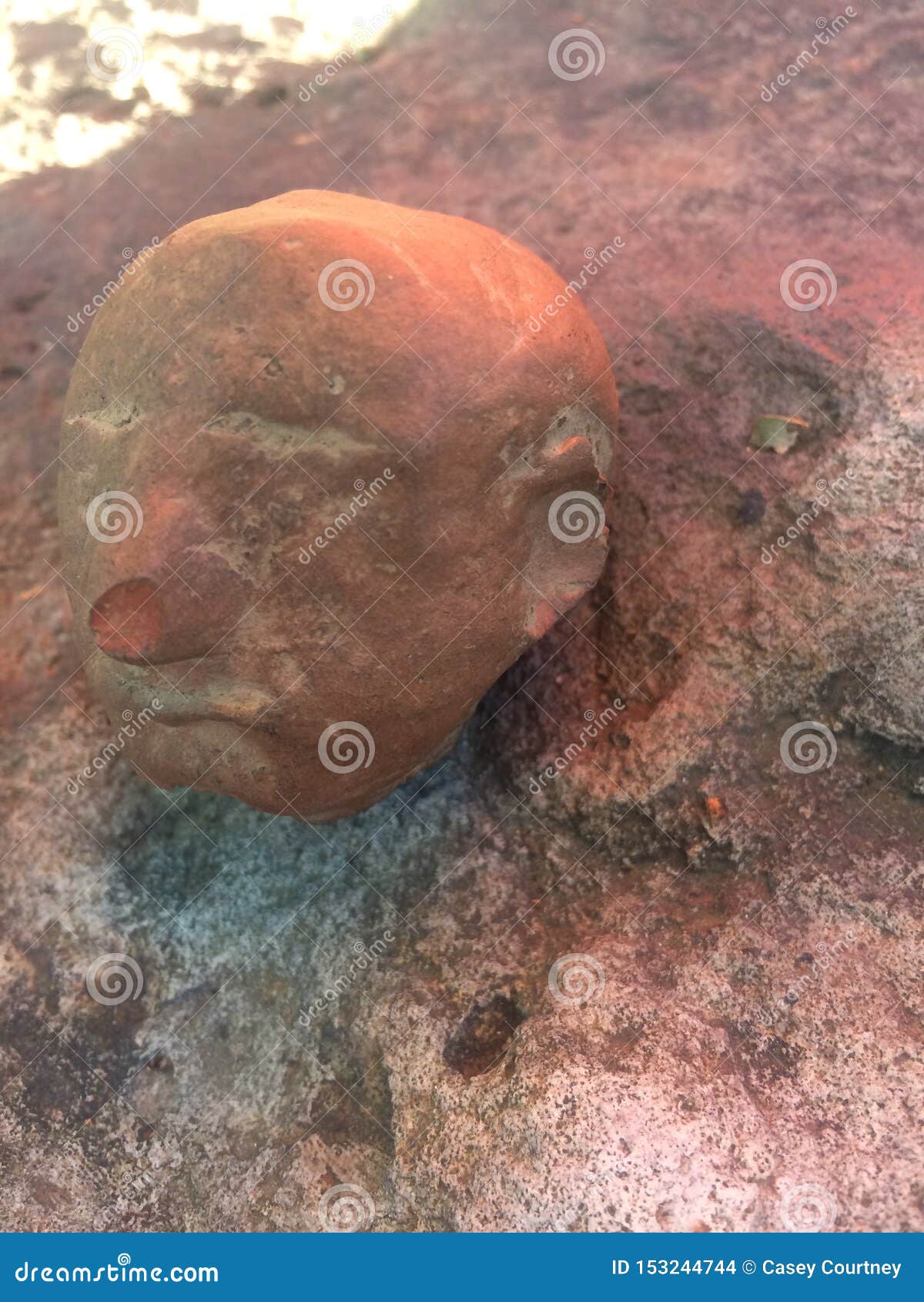 Clay man head stock photo. Image of indi, indian, artifact - 153244744