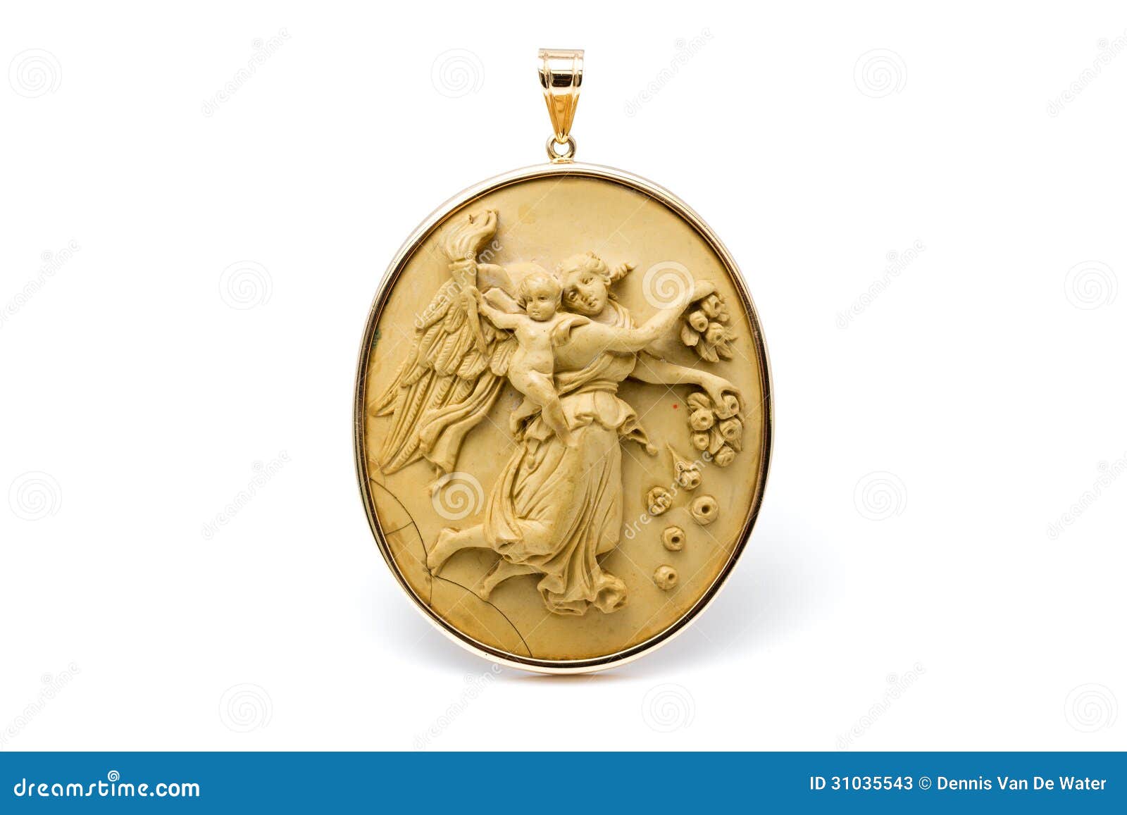 Clay medallion stock image. Image of background, clay - 31035543
