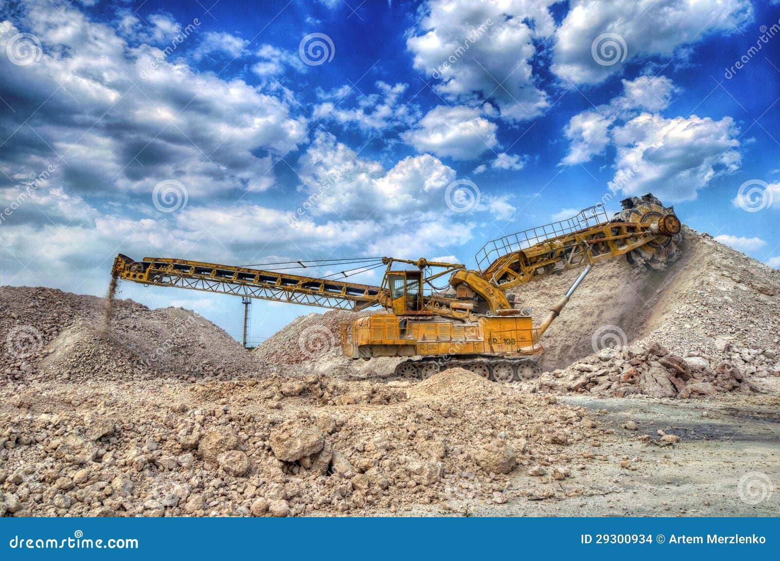 Clay mining stock photo. Image of industrial, excavate - 29300934