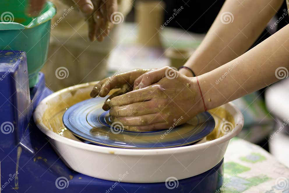 Clay modeling stock image. Image of bowl, pottery, form - 30552525