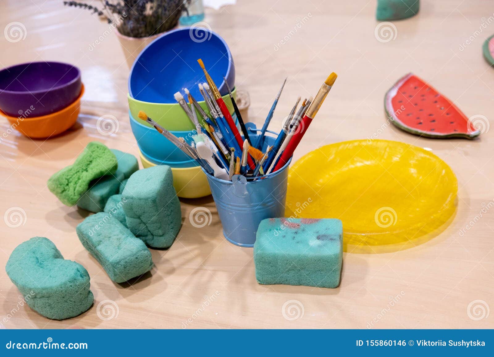 Clay Modeling Tools. a Set of Different Tools in a Clay Modeling Class ...