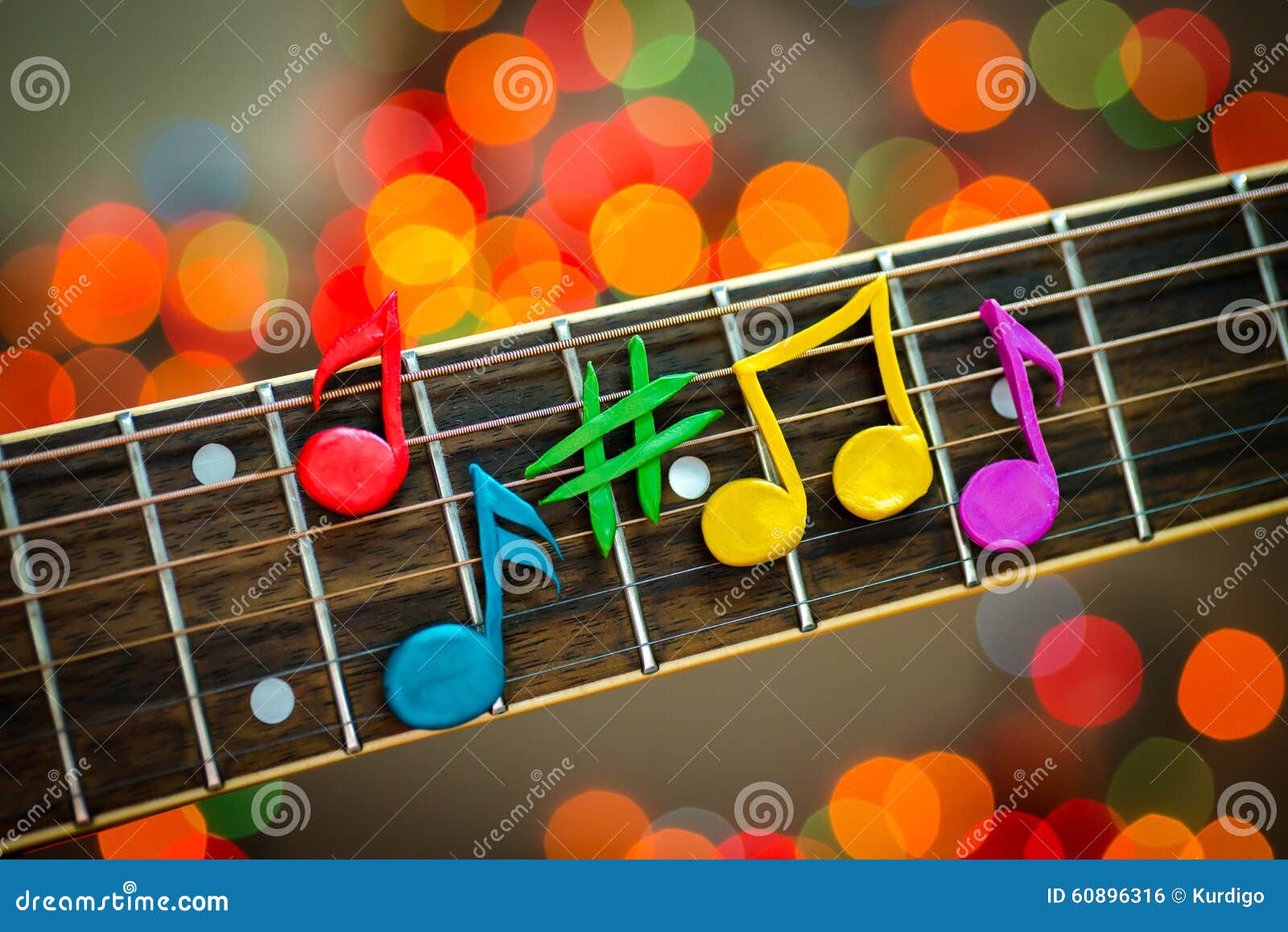 Colorful Music Notes Stock Photography | CartoonDealer.com #119386388