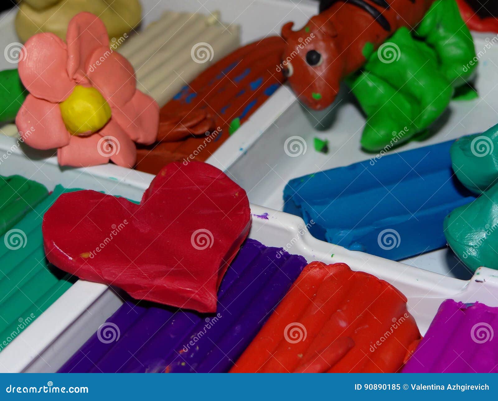 Clay stock image. Image of clay, preschooler, hobbies - 90890185