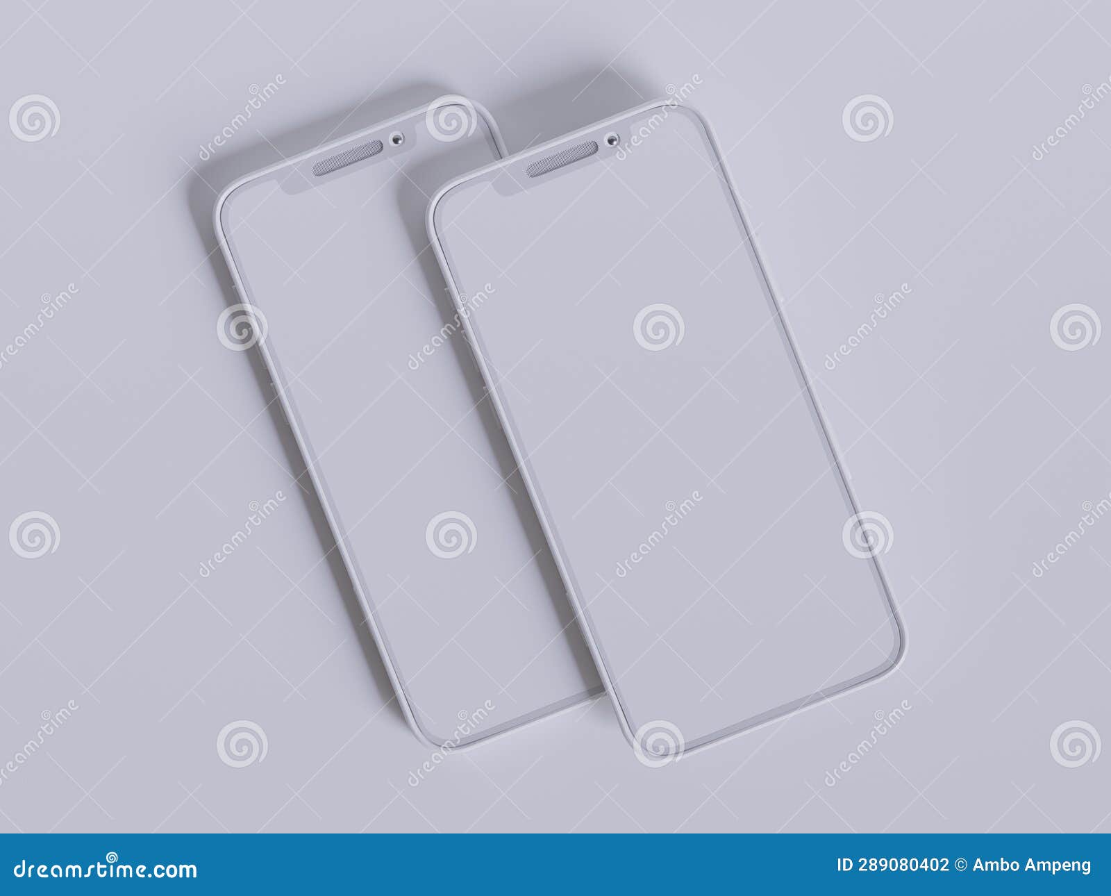 Clay phone white color stock illustration. Illustration of smartphone ...