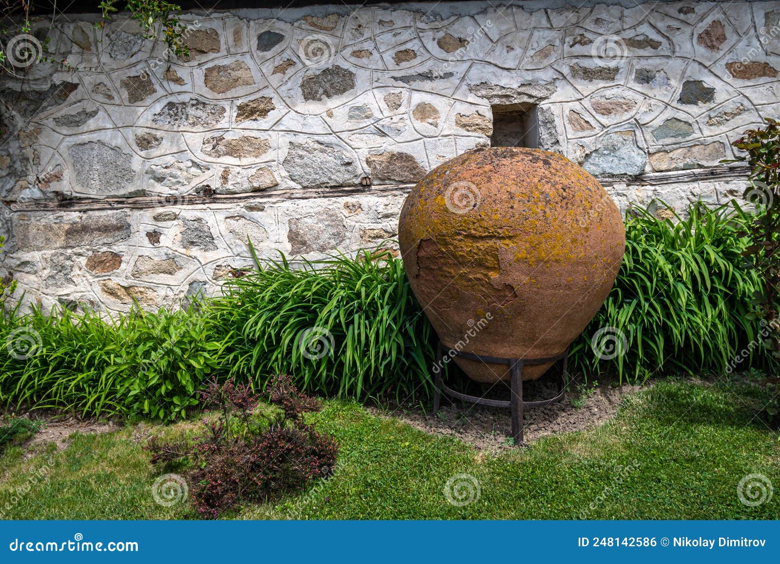 Clay pitcher stock photo. Image of sculpture, green - 248142586