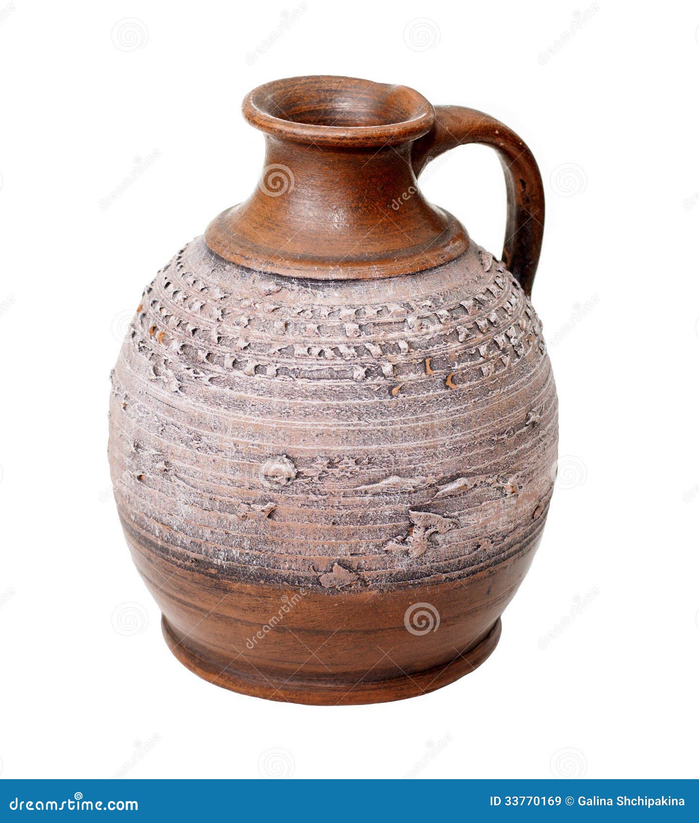 Clay pitcher stock image. Image of objectsequipment, isolated - 33770169