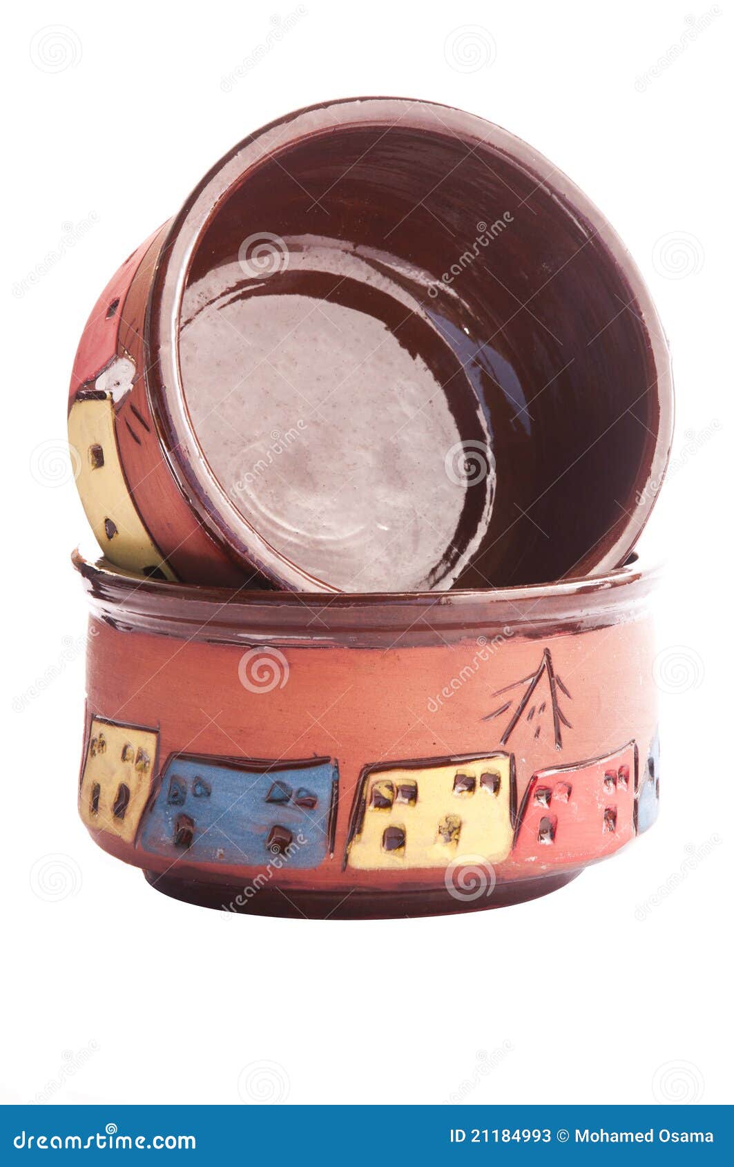 Clay Pot stock image. Image of brown, cook, decorated - 21184993
