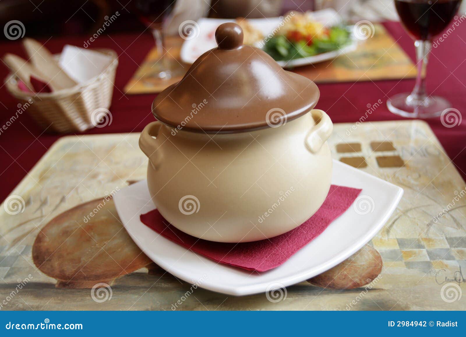 The clay pot stock photo. Image of eating, table, vegetables - 2984942