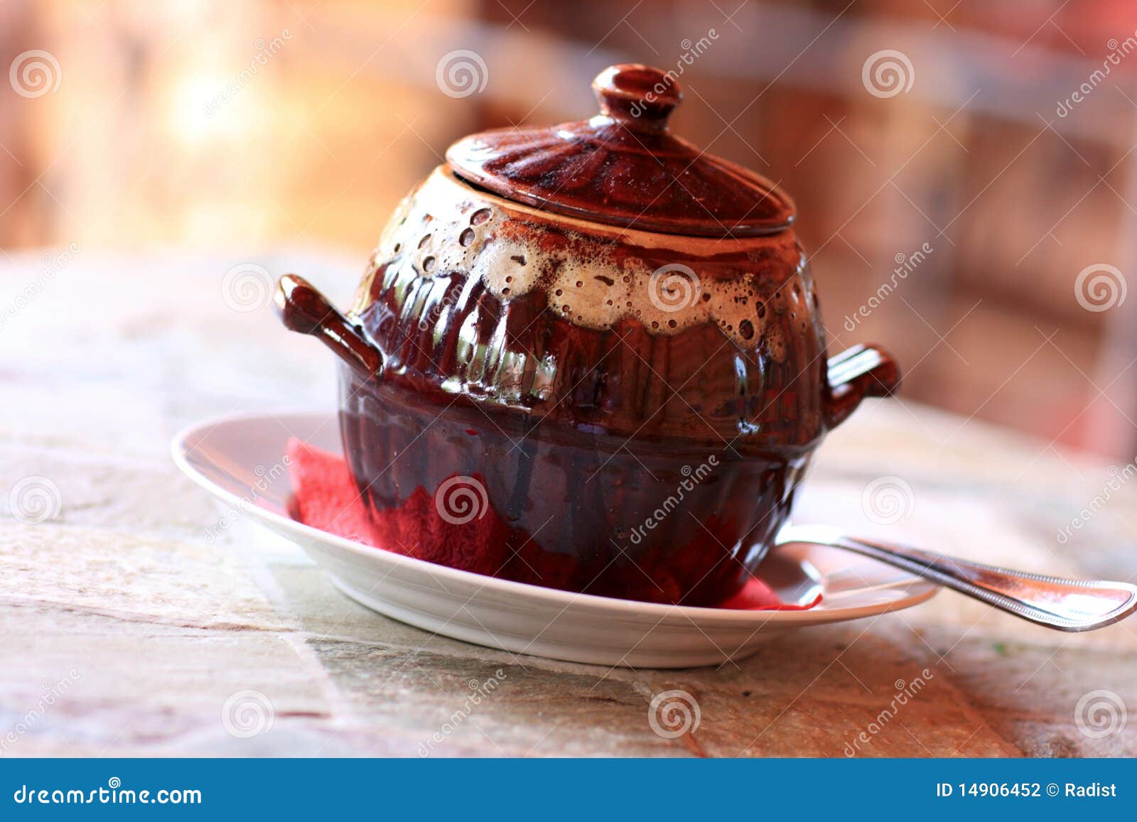 Clay Pot for Food Preparation Stock Photo - Image of claypot, stew ...