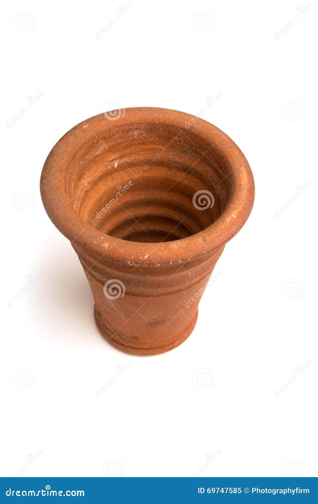 Clay Pot with Opening Shown Stock Image - Image of brown, decoration ...